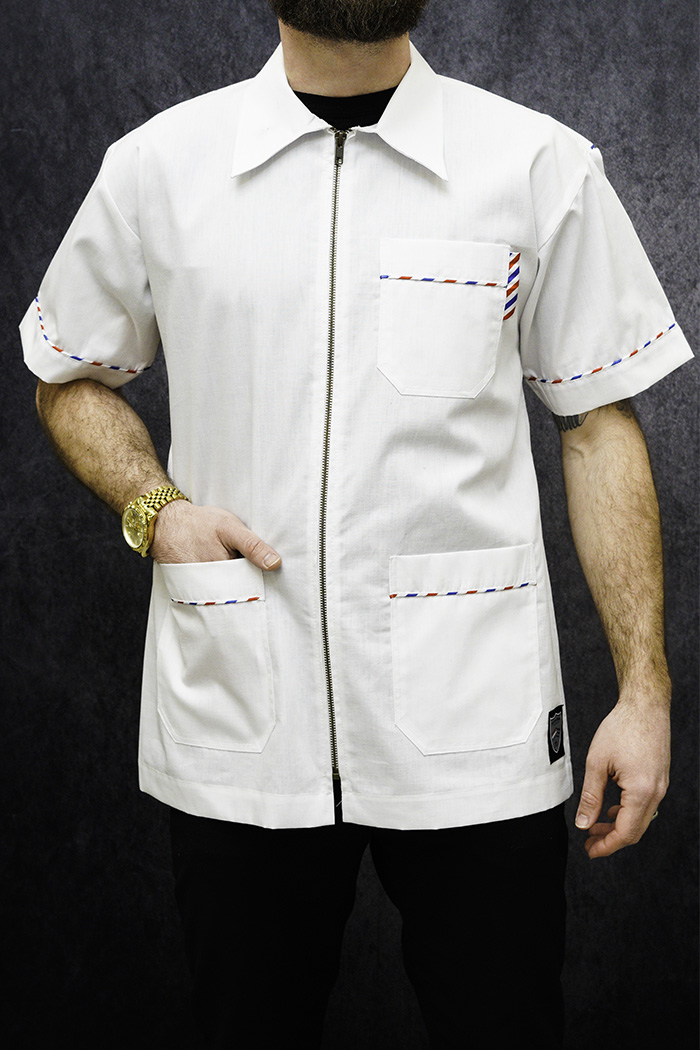 Professor White Barber Pole – 3rd Gen Barber Collection