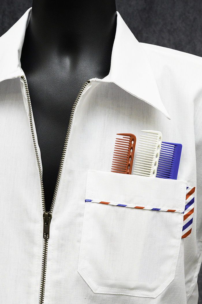 Professor White Barber Pole – 3rd Gen Barber Collection